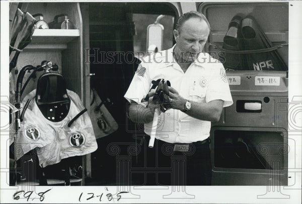 1979 Capt. Roy Miller describe various equipment used by fire dept ...