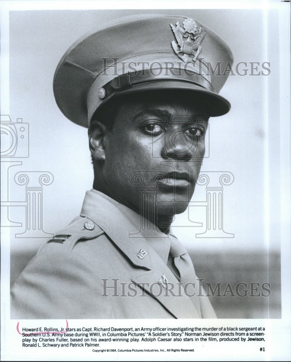 1984 Press Photo Howard E Rollins Jr,actor from A Soldiers Story ...
