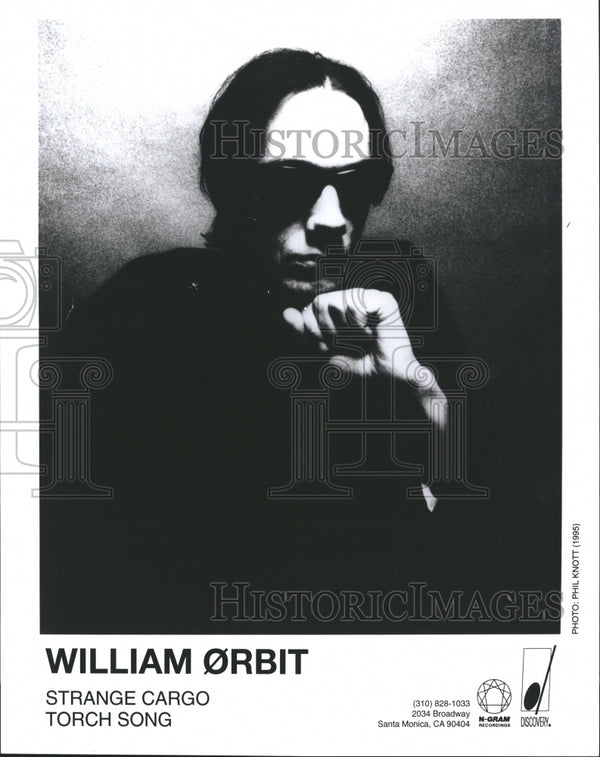 1995 Press Photo William Orbit, Torch Song, record producer, musician ...