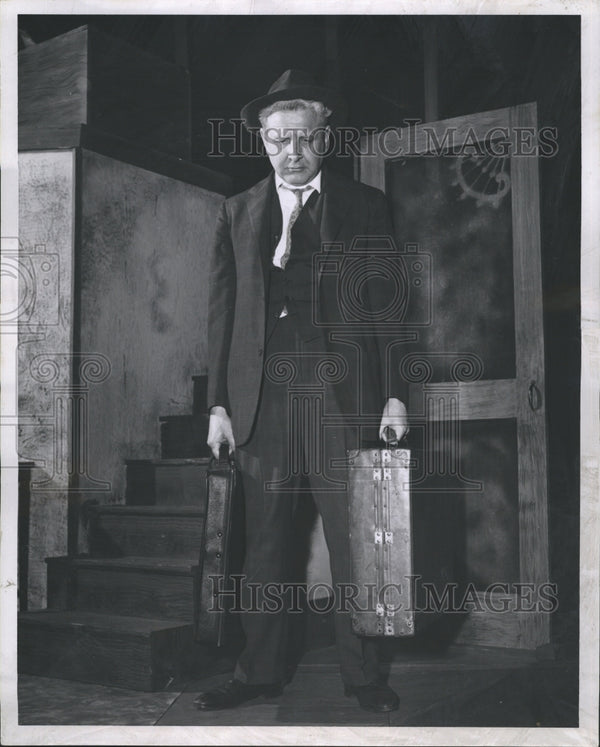 1960 Press Photo Herbert Voland in "Death of Salesman" - Historic Images