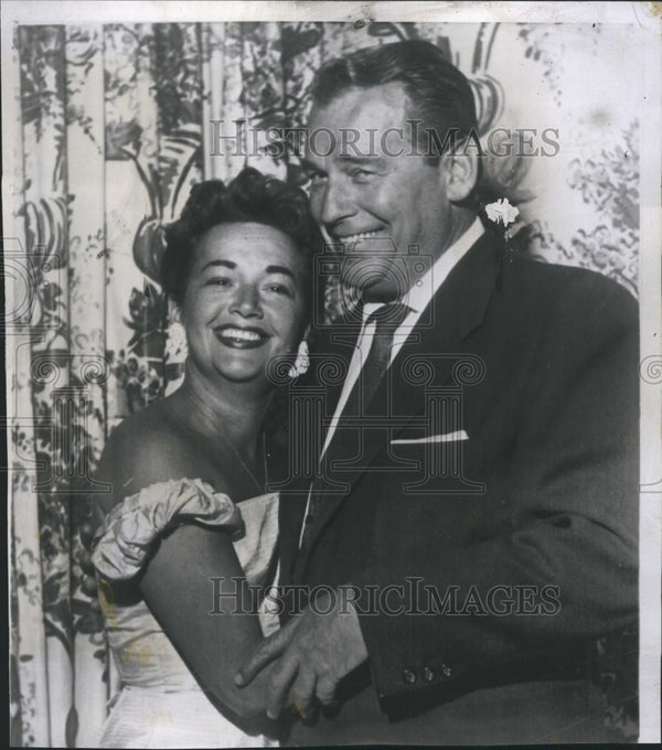 Press Photo Arlene Judge & her seventh husband Edward Cooper - Historic ...