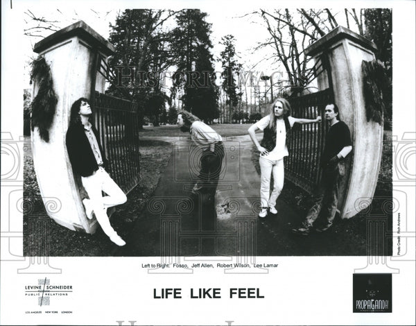 Press Photo Band Life Like Feel - Historic Images