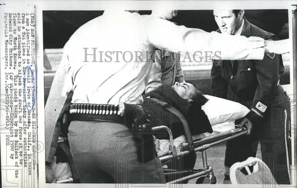 1970 Press Photo Donald Irwin, attempted to hijack the plane to flown ...
