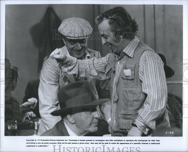 1975 Press Photo Film-maker Jan-Kadar & Actor Len Birman - Historic Images