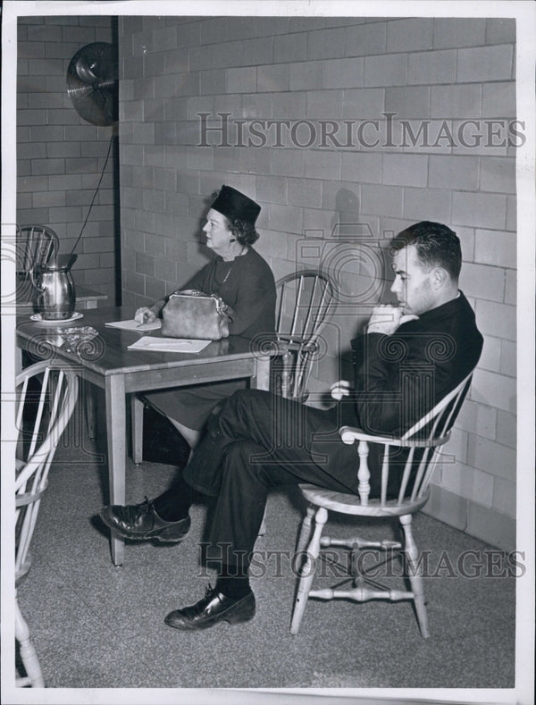 1965 Press Photo Mary C Healy and Attorney Richard Backman - Historic ...
