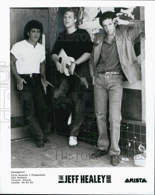 1988 Press Photo Music group The Jeff Healey Band - Historic Images