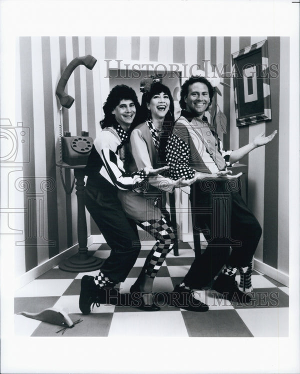 Press Photo Disney Records Parachute Express Stephen Schwartz Janice H ...