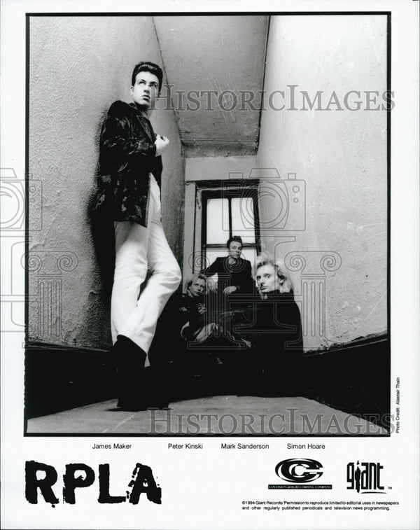 1994 Press Photo Band RPLA James Maker Peter Kinski Mark Sanderson Sim ...
