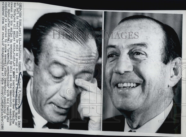 1969 Press Photo Robert Wagner Former Mayor of New York to Run Again ...