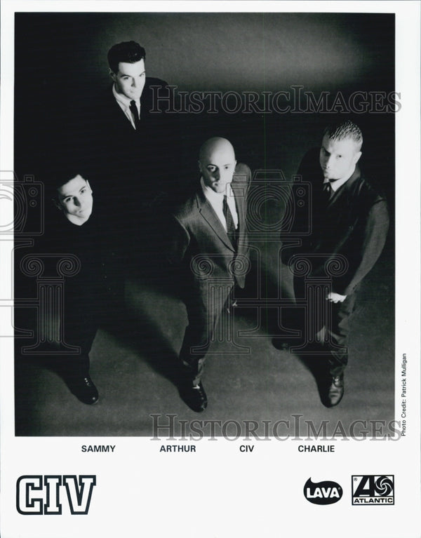 1995 Press Photo Sammy,Arthur,Civ,Charlie,HardCore Punk Band,Atlantic ...