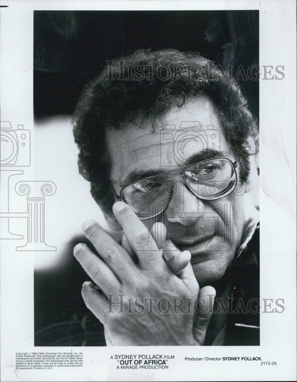 1984 Press Photo Producer/director Sydney Pollock on "Out of Africa ...