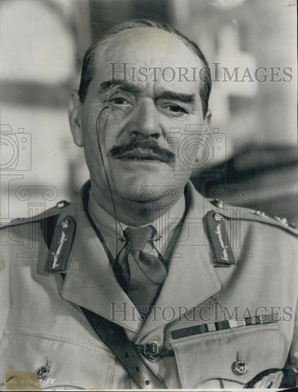 1963 Press Photo Actor Jack Hawkins As General Allenby In "Lawrence Of ...