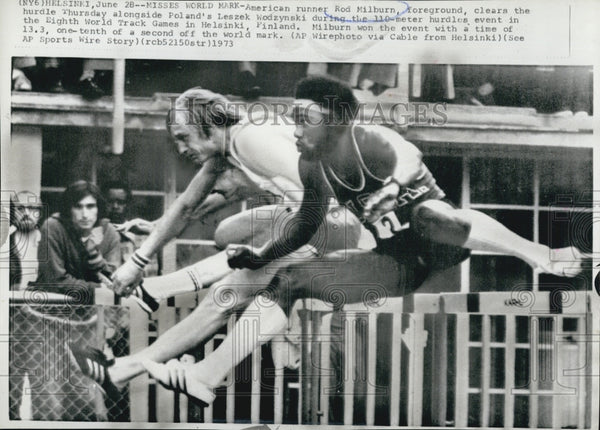 1973 Press Photo Rod Milburn - Historic Images