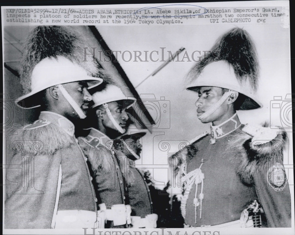 1964 Press Photo Abebe Bikila - Historic Images
