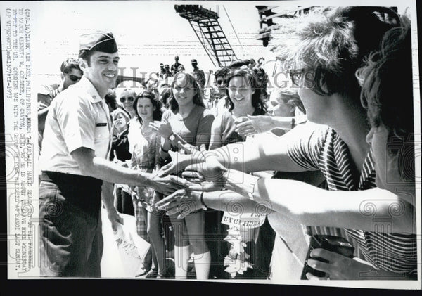 1973 Press Photo Major Kenneth Cordier at Clark Air Base Philippines ...