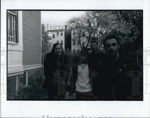 Press Photo Thinner band , David Wildmanm,Kevin Friedman,Zeb Volfe,VIc ...