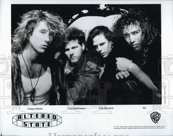 1991 Press Photo Altered State Progressive Rock Band Warner Brothers R ...