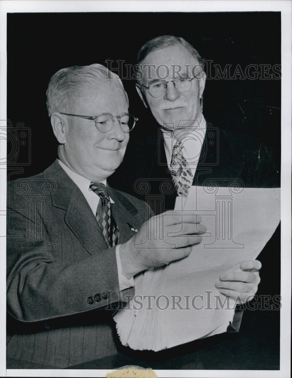 1948 Philip La Follette and Fred Zimmerman, Former Govorners - Historic ...