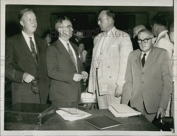 1955 MTA Hearing Hawley Simpson, Atty Willis Downey, Michael Powell ...