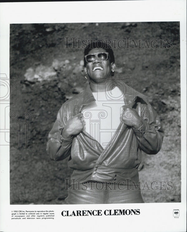 Musician And Actor Clarence Clemons 1985 Vintage Press Photo Print ...