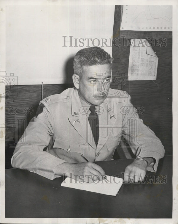 Major Edward T Devlin Fort Ord Vintage Photo Print - Historic Images