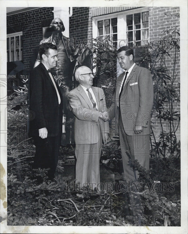 George Cushman of The Commander Hotel & Edward Marsh March of 1961 ...