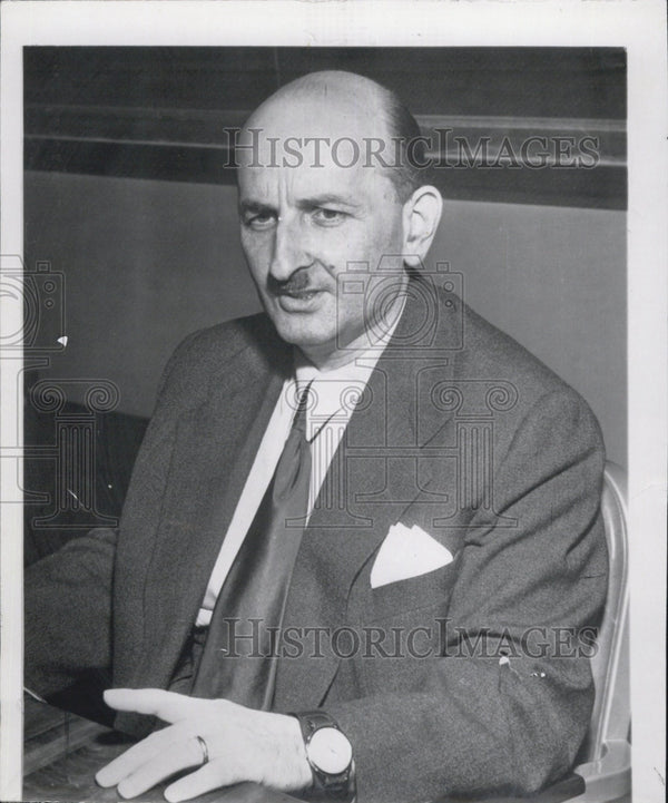 Dr. Jerzy Leon Nowinski Polish Scientist. 1957 Vintage Press Photo ...