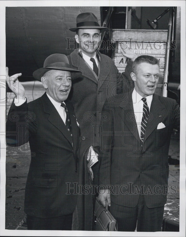 Vernon Hit hins Edward J. Samp Jr. and Rep.Augustus G. Means. 1954 ...