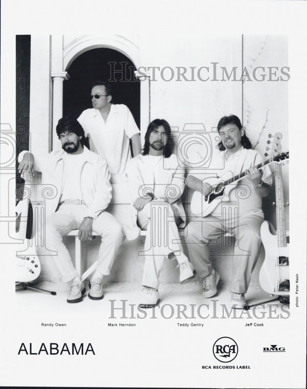 Country Music Band Alabama RCA BMG Records Vintage Photo Print ...