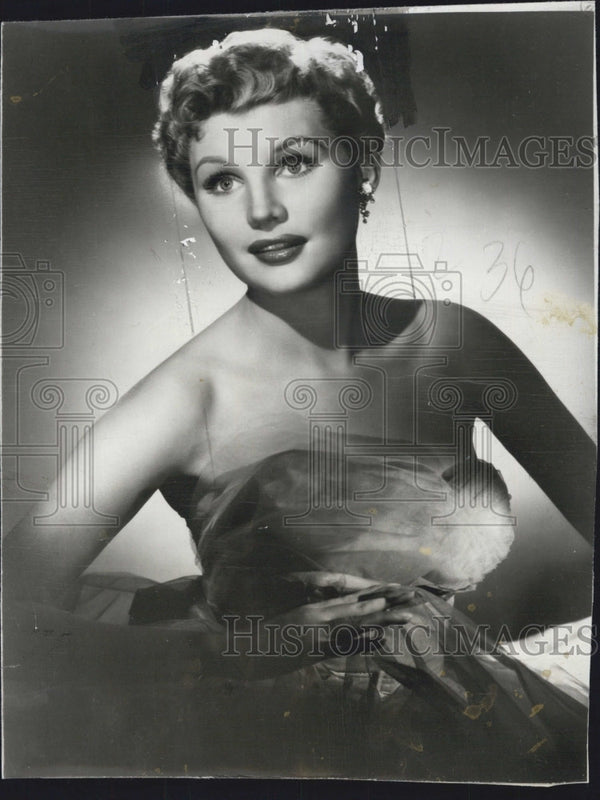 Lovely Screen Actress Mair Aldon "Counterplot" 1953 Vintage Press Photo ...