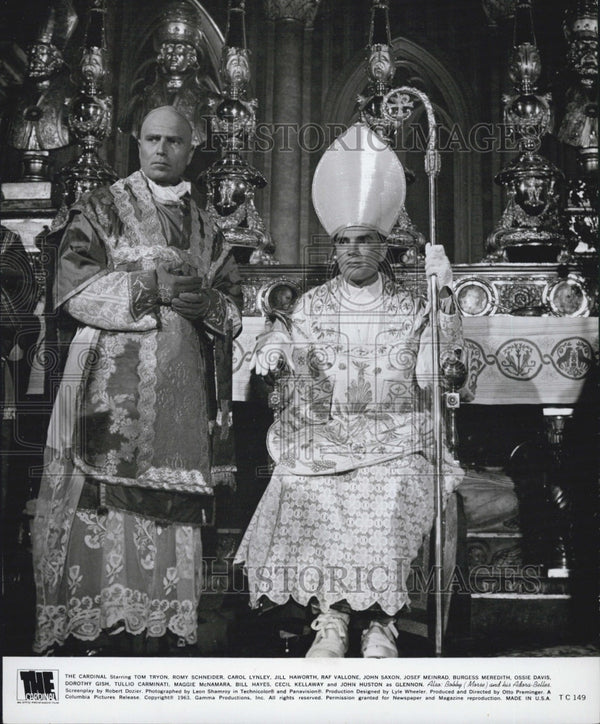 Actors in scene from "The Cardinal" 1964 Vintage Press Photo Print ...