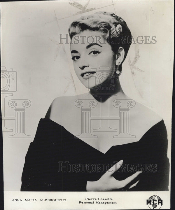 Anna Maria Alberghetti Italian Opera Singer and Actress MCA 1960 ...