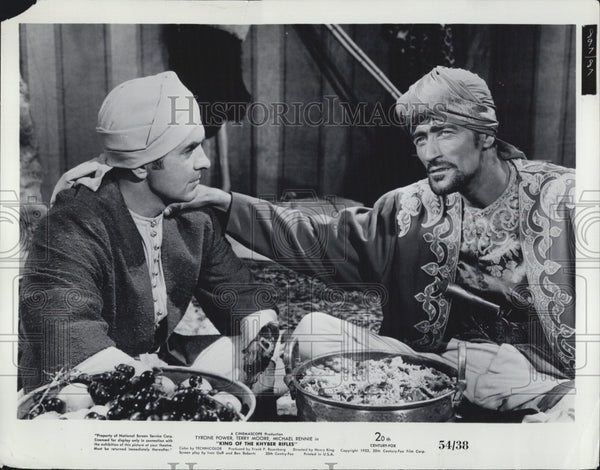 Tyrone Power and Guy Rolfe in "King of the Khyber Rifles" 1954 Vintage ...
