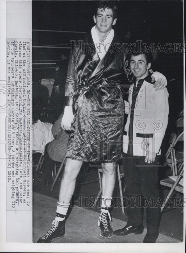 Jim Beattie and Cesar Garcia 1962 Vintage Press Photo Print - Historic ...