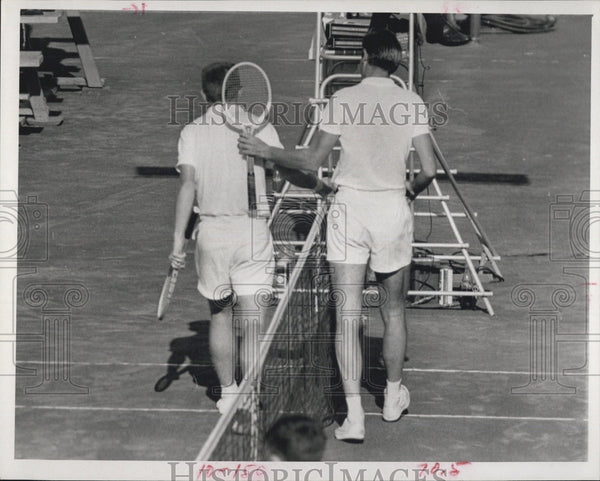 Nicola Pille wins over Cliff Richey 1966 Vintage Press Photo Print ...