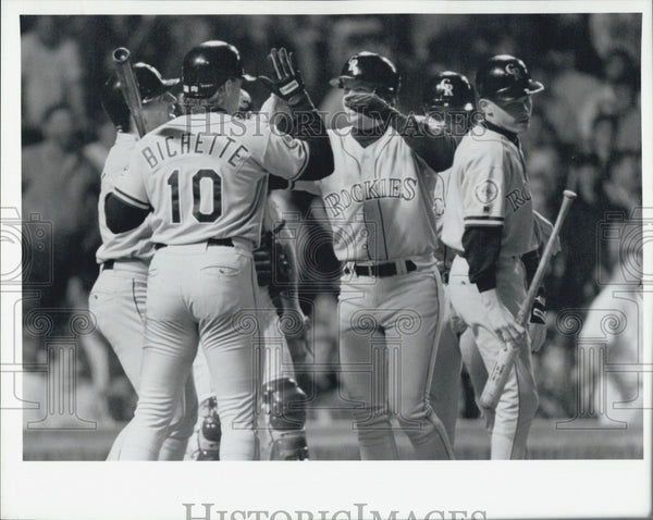 Jim Tatum Wrigley Field Chicago Cubs Colorado Rockies Baseball 1993 ...