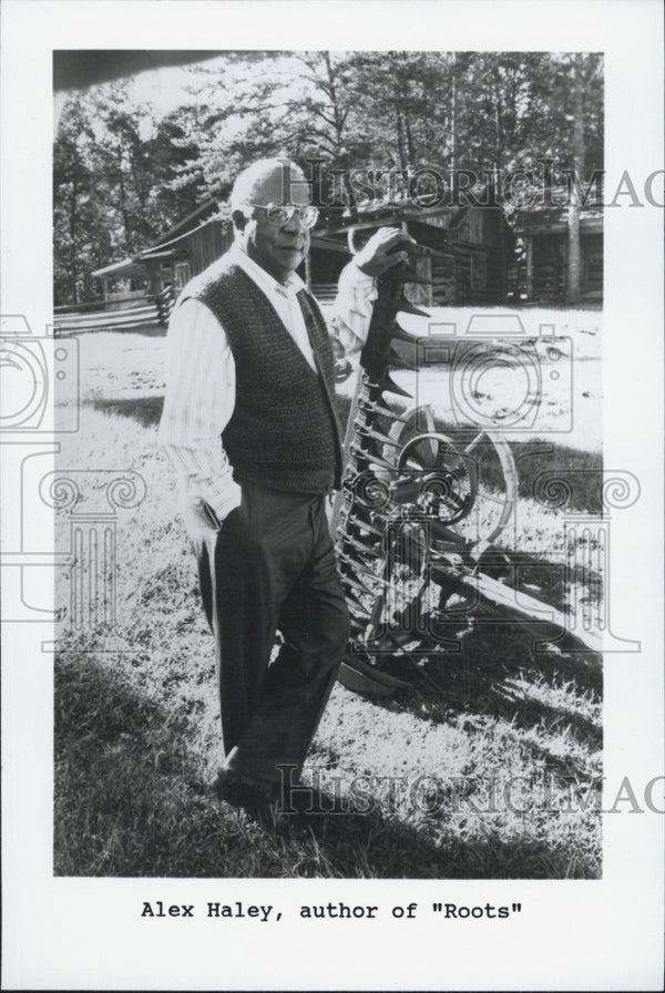 Alex Haley author of "Roots" Vintage Photo Print - Historic Images