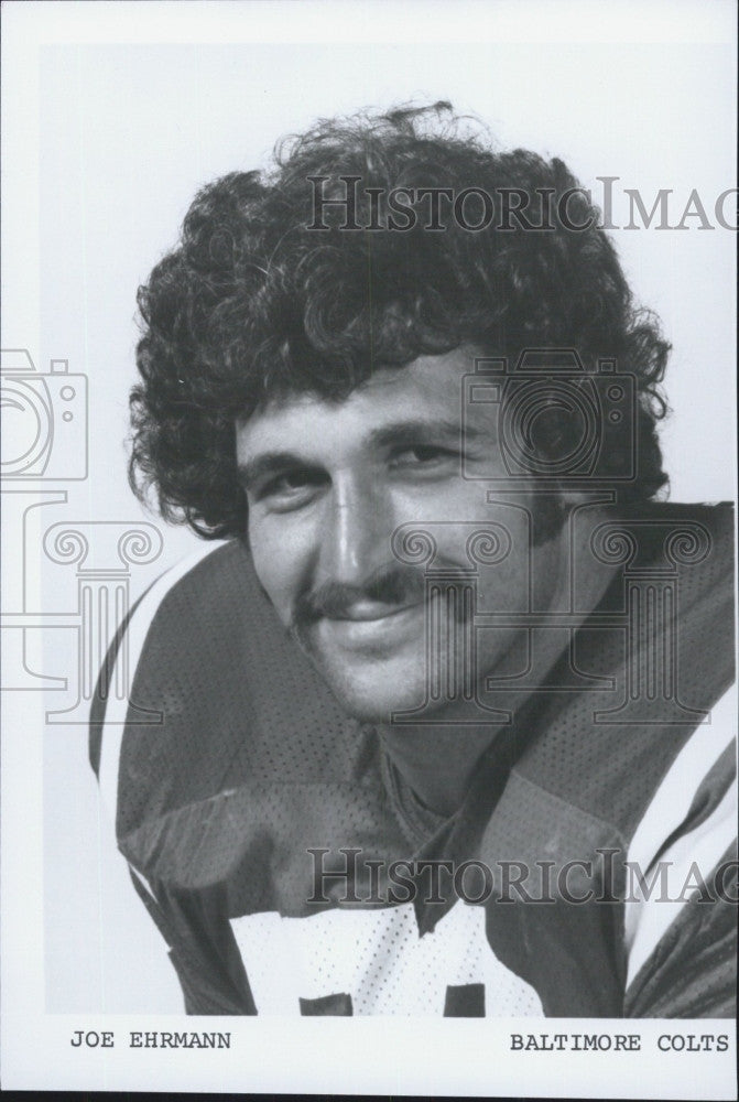 Baltimore Colts Joe Ehrmann Vintage Photo Print - Historic Images