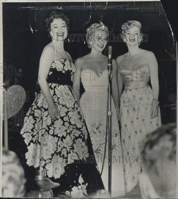 Gabor Sisters Zsa Zsa Eva Magda Actresses 1953 Vintage Press Photo ...