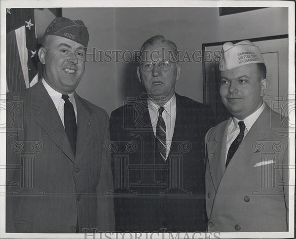 Mayor John B. Hynes Frank Cohen Frank Muldoon 1956 Vintage Press Photo ...