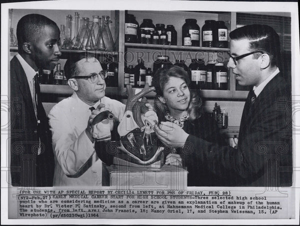Dr Victor Satinsky John Francis Nancy Oriol Stephen Weissman 1964 ...
