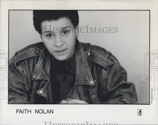 Singer Songwriter & Activist Faith Nolan Vintage Photo Print - Historic ...