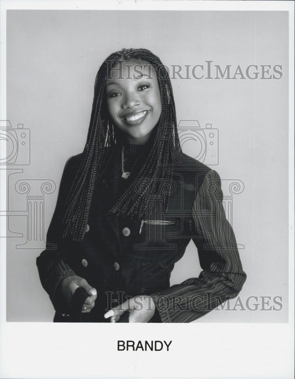 Singer Brandy on Atlantic Music 1996 Vintage Press Photo Print ...
