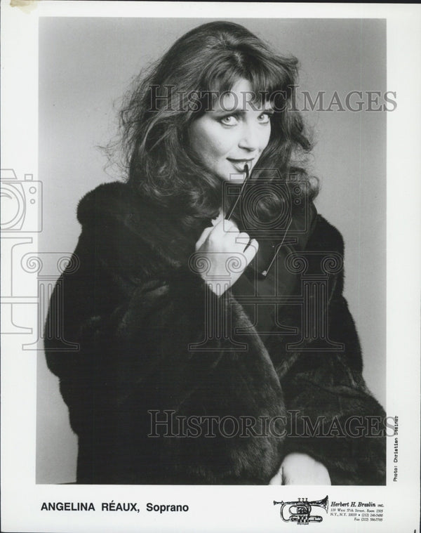 Soprano singer Angelina Reaux 1992 Vintage Press Photo Print - Historic ...