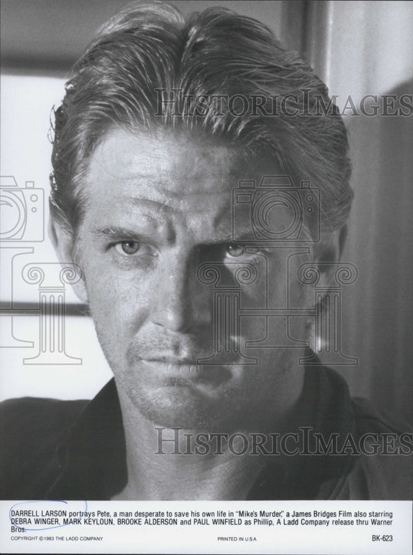 Darrell Larson in the film "Mike's Murder" 1983 Vintage Press Photo ...