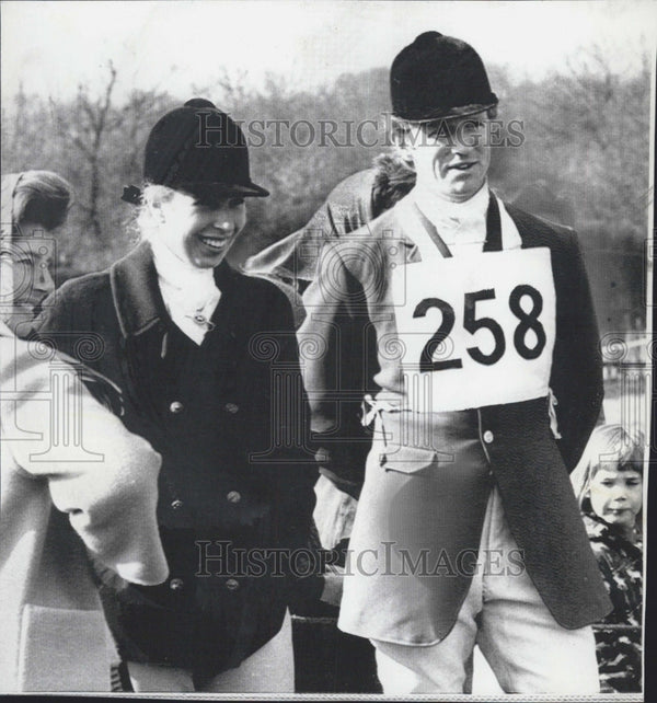 England's Princess Anne & Olympic Rider Richard Meade 1971 Vintage ...