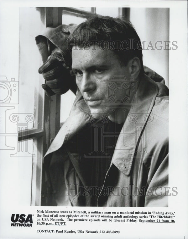 Actor Nick Mancuso In Episode Fading Away onThe Hitchhiker 1985 Vintage ...