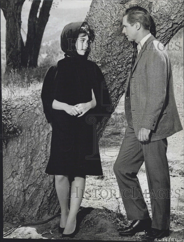 Actress Suzanne Pleshette Actor Bradford Dillman In A Rage To 1965 ...