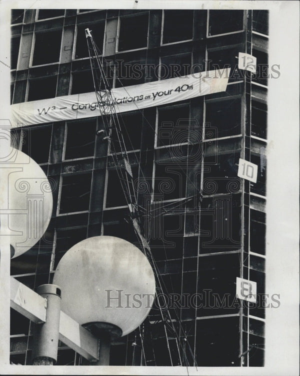 Sign Proclaims William Wolbach's 40th Year With Boston Trust Co 1976 ...