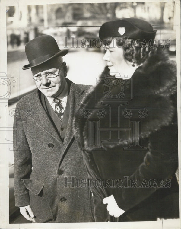 Mayor Malcolm Nichols and Mrs. Nichols 1937 Vintage Press Photo Print ...